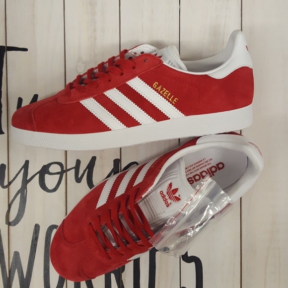 adidas | Shoes | Adidas Originals Gazelle Red | Poshmark